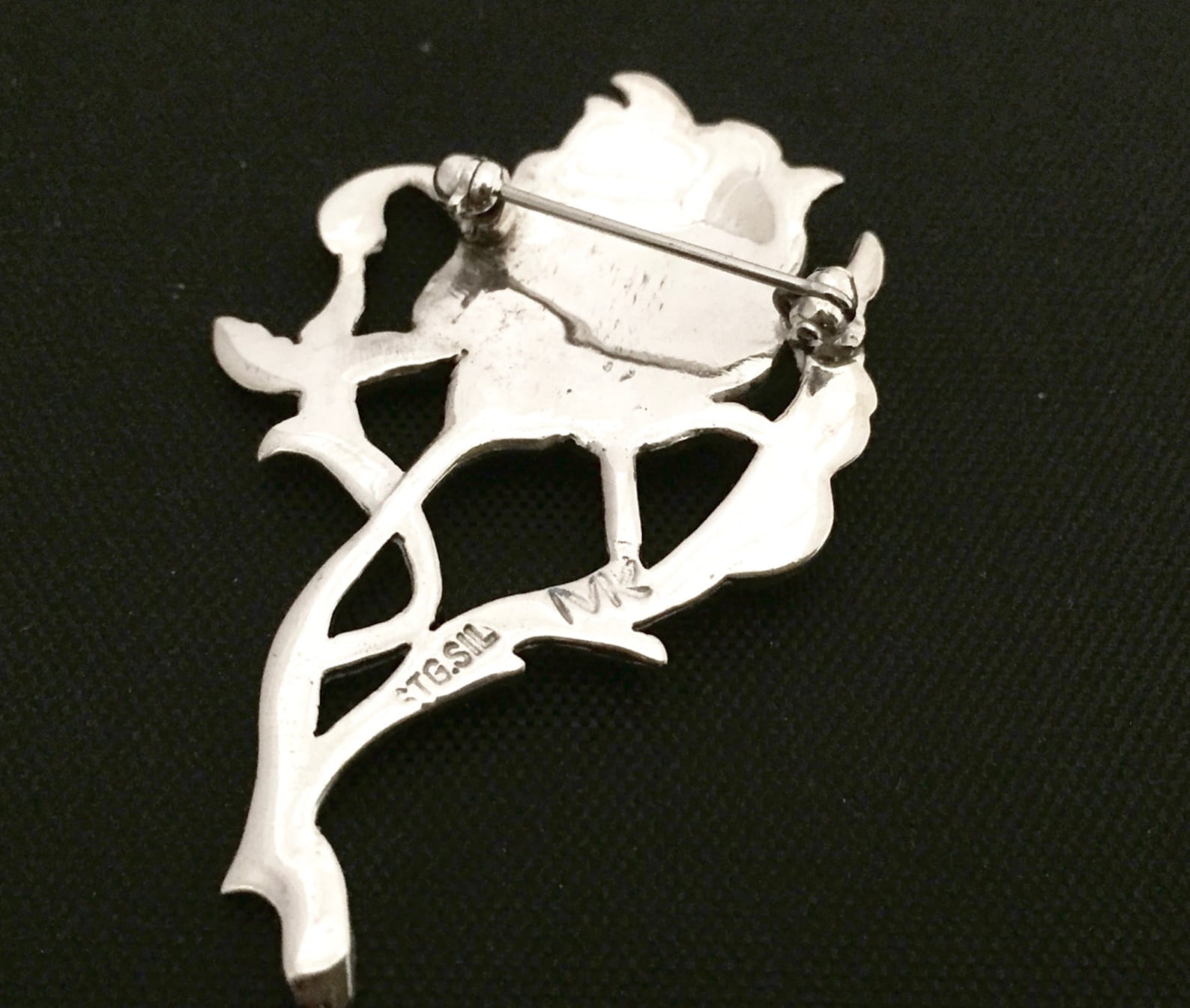 Large Waratah Brooch Sterling Silver Cold Fill Enamel - Etsy Australia