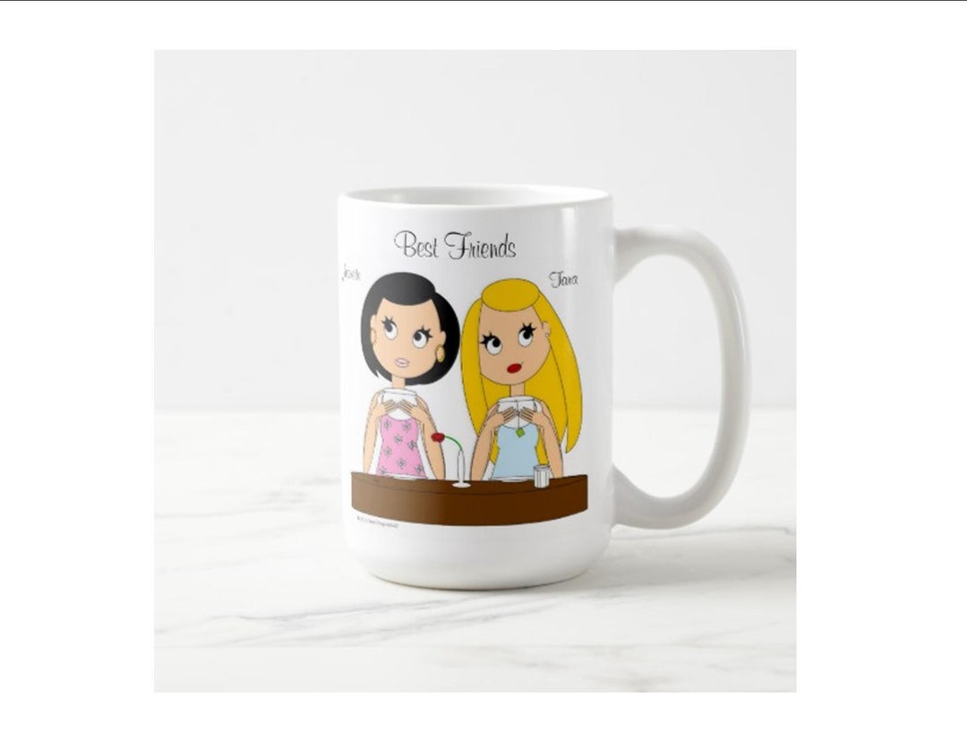 Best Friends Mugs Personalized - Etsy