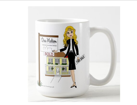 Realtor Mugs Female Personalized - Etsy