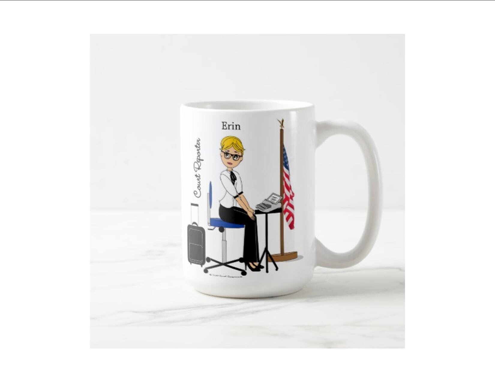 Courtroom Reporter Mug Personalized - Etsy