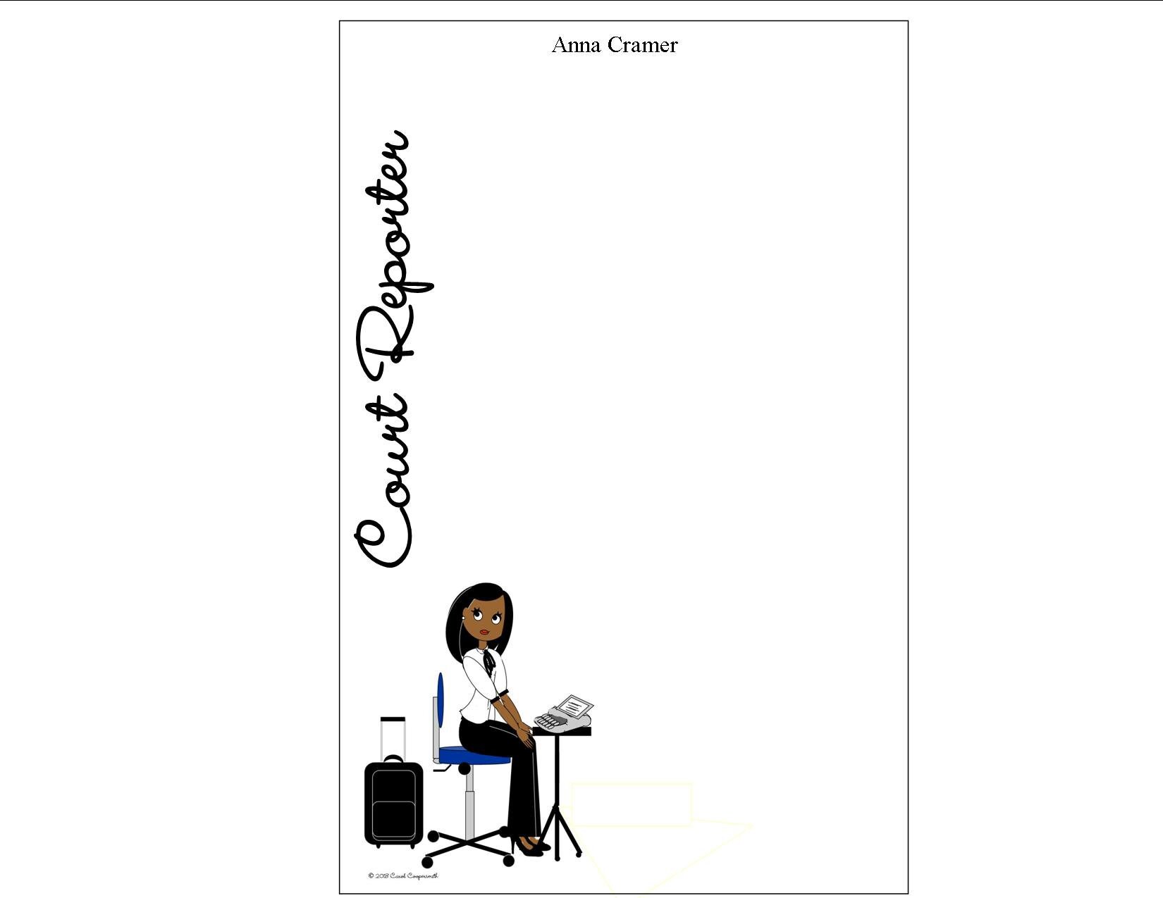New Style Court Reporter Notepads - Etsy