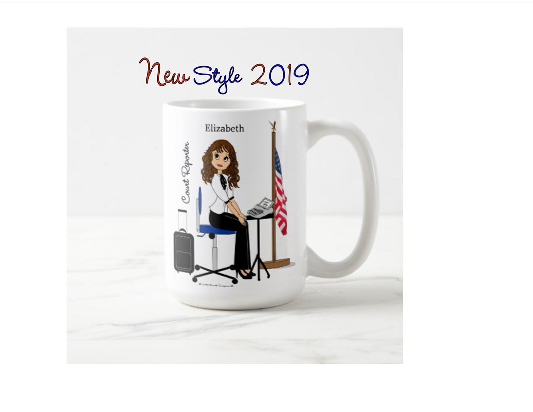 Courtroom Reporter Mug - Personalized - Etsy