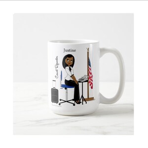 Courtroom Reporter Mug - Personalized - Etsy