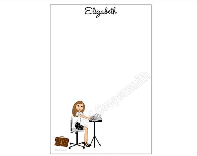 Court Reporter Notepad brunette, Blonde, Auburn, Blk Hair, Gray ...