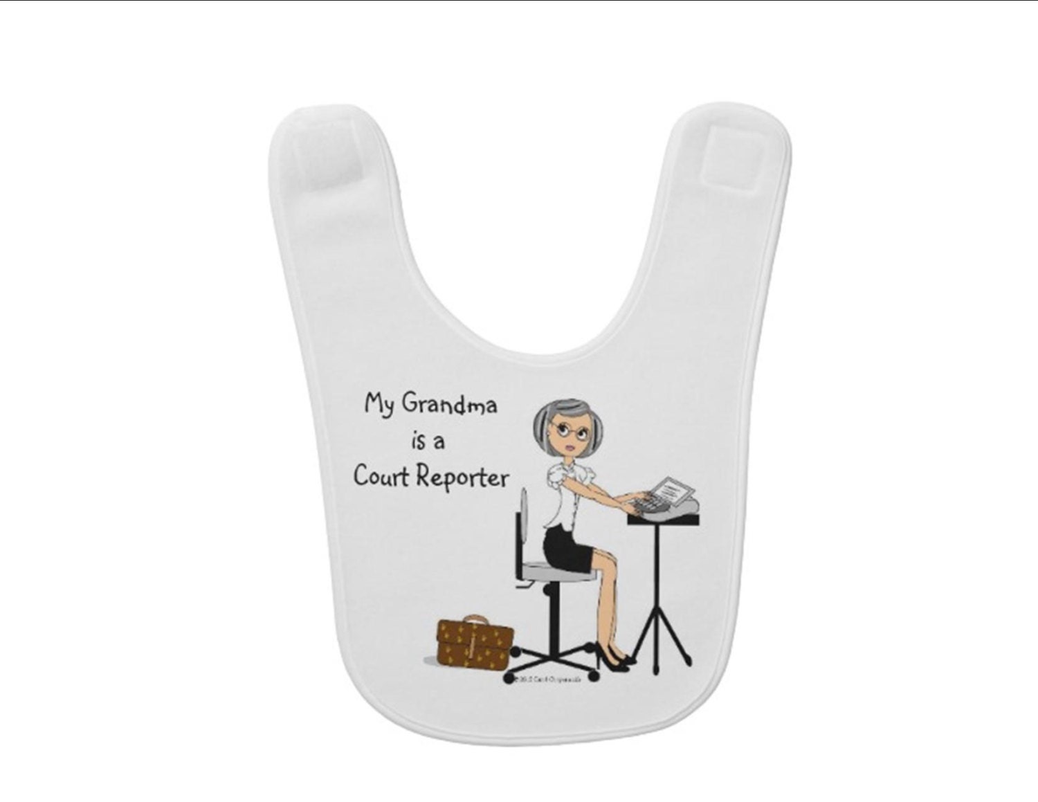 Court Reporter Baby Bib My Mommy is A Court Reporter - Etsy