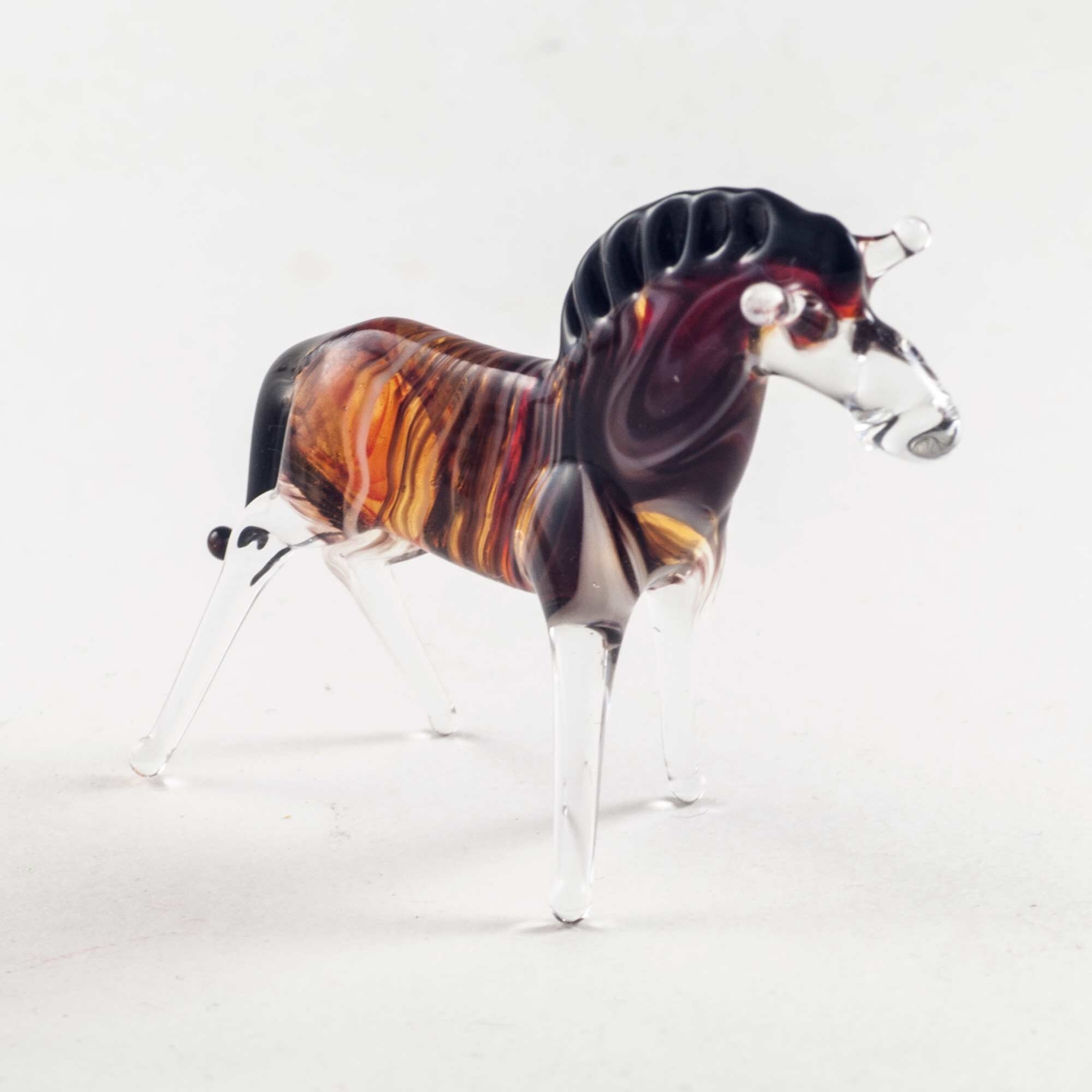 Glass Zebra Figurine at Marcus Lewis blog