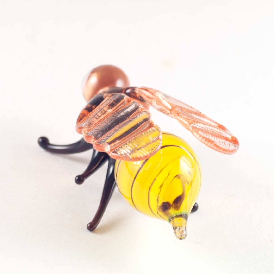 Glass Wasp Figurine Glass Insects Figure Hand Blown Glass | Etsy