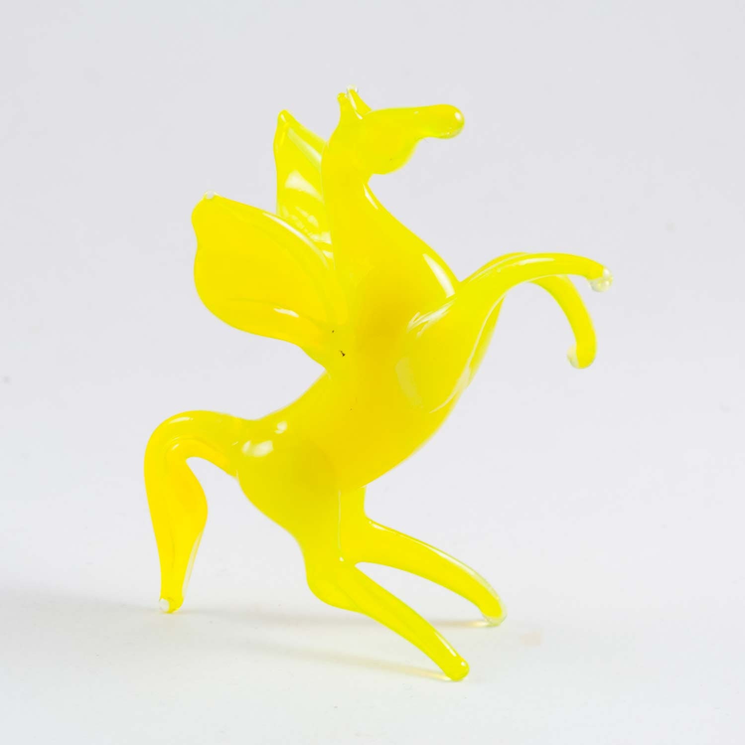 Vintage Handblown Glass Pegasus Figurine Glass Sculptures & Figurines ...