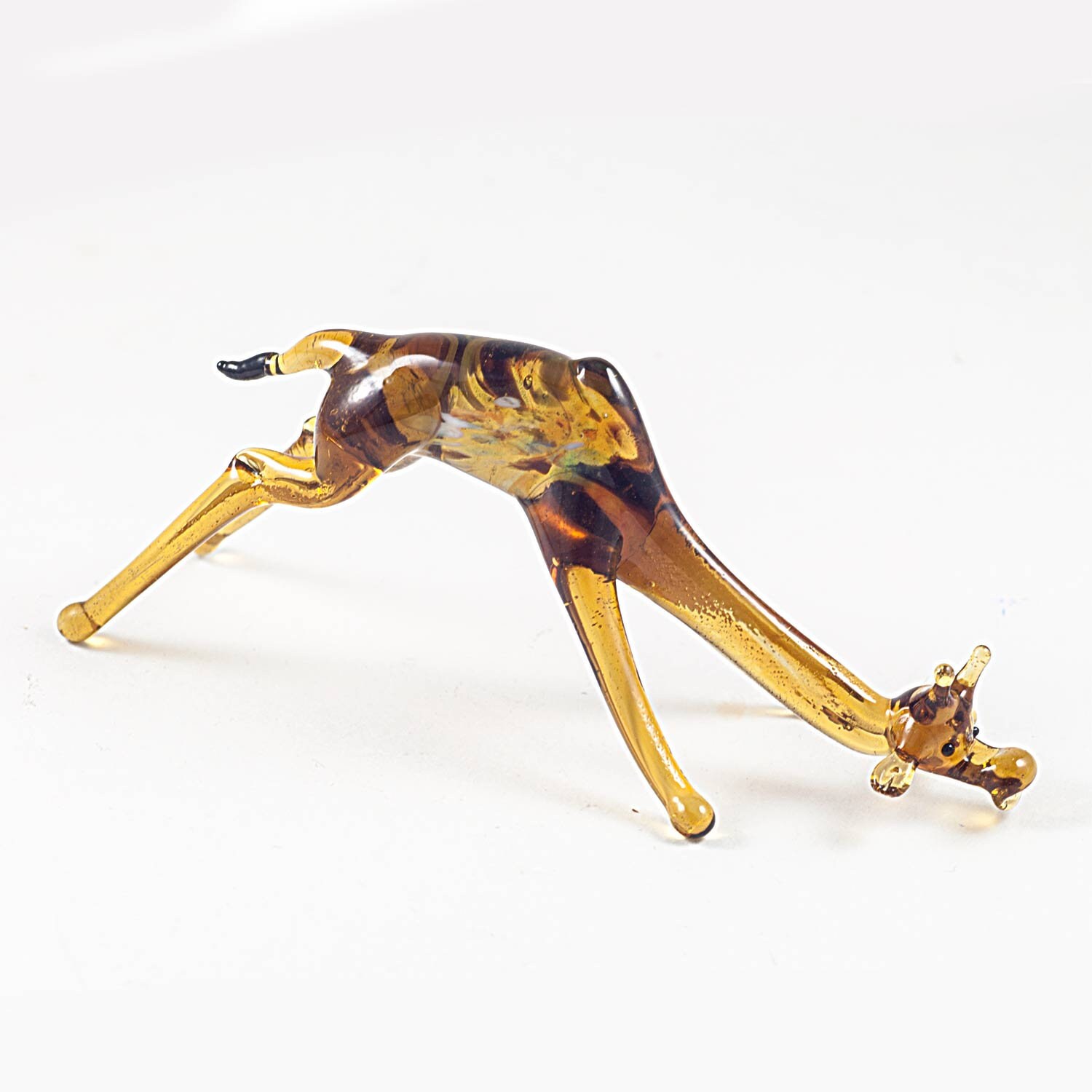 Glass giraffe figurine Blown glass giraffe Giraffe | Etsy