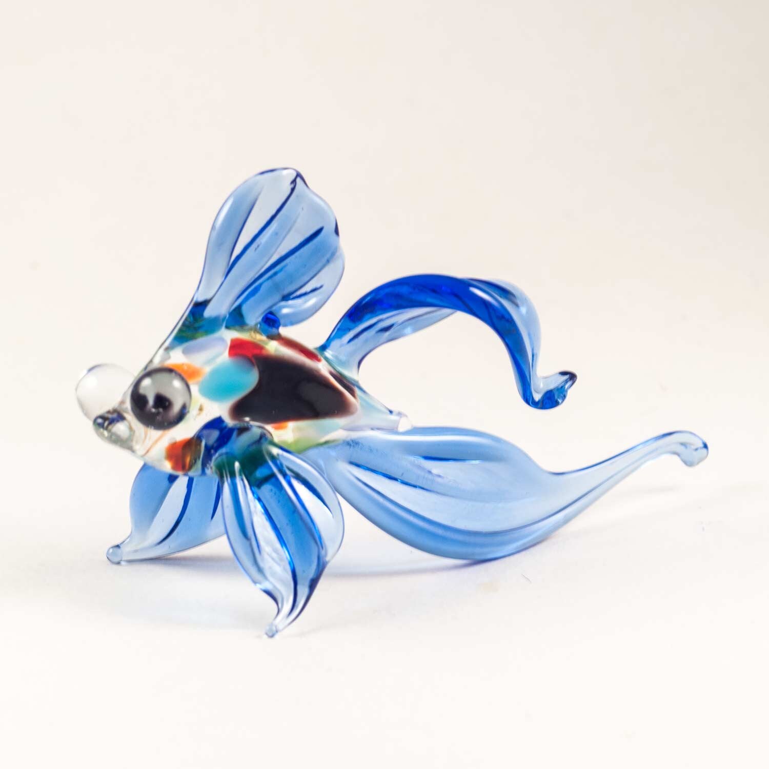 Glass Art Art & Collectibles Glass Sculptures & Figurines Glass Fish ...