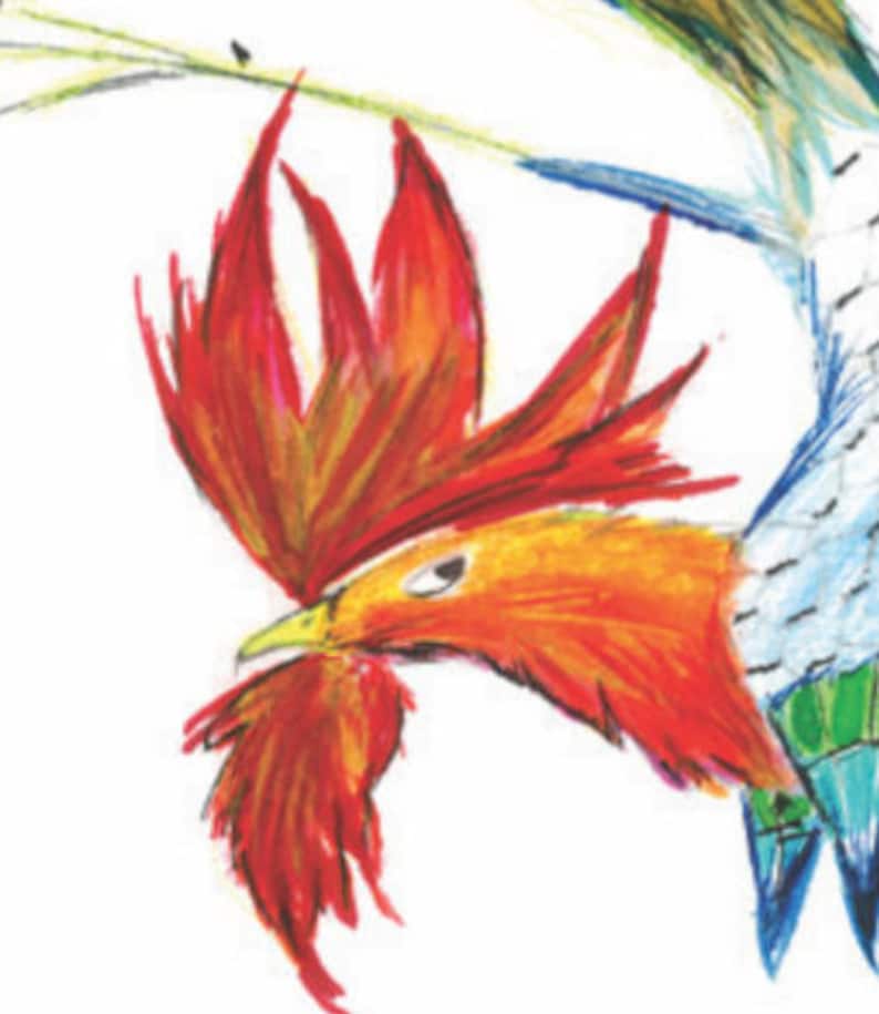 Floating Rooster - Etsy