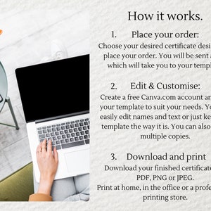 Certificate of Achievement, Achievement Award, Printable Award Certificate, Editable, High ...