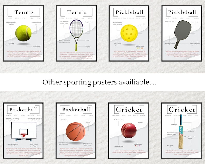 Cricket Bat, Cricket Ball Print Poster, Perfect for Any Cricket Player ...