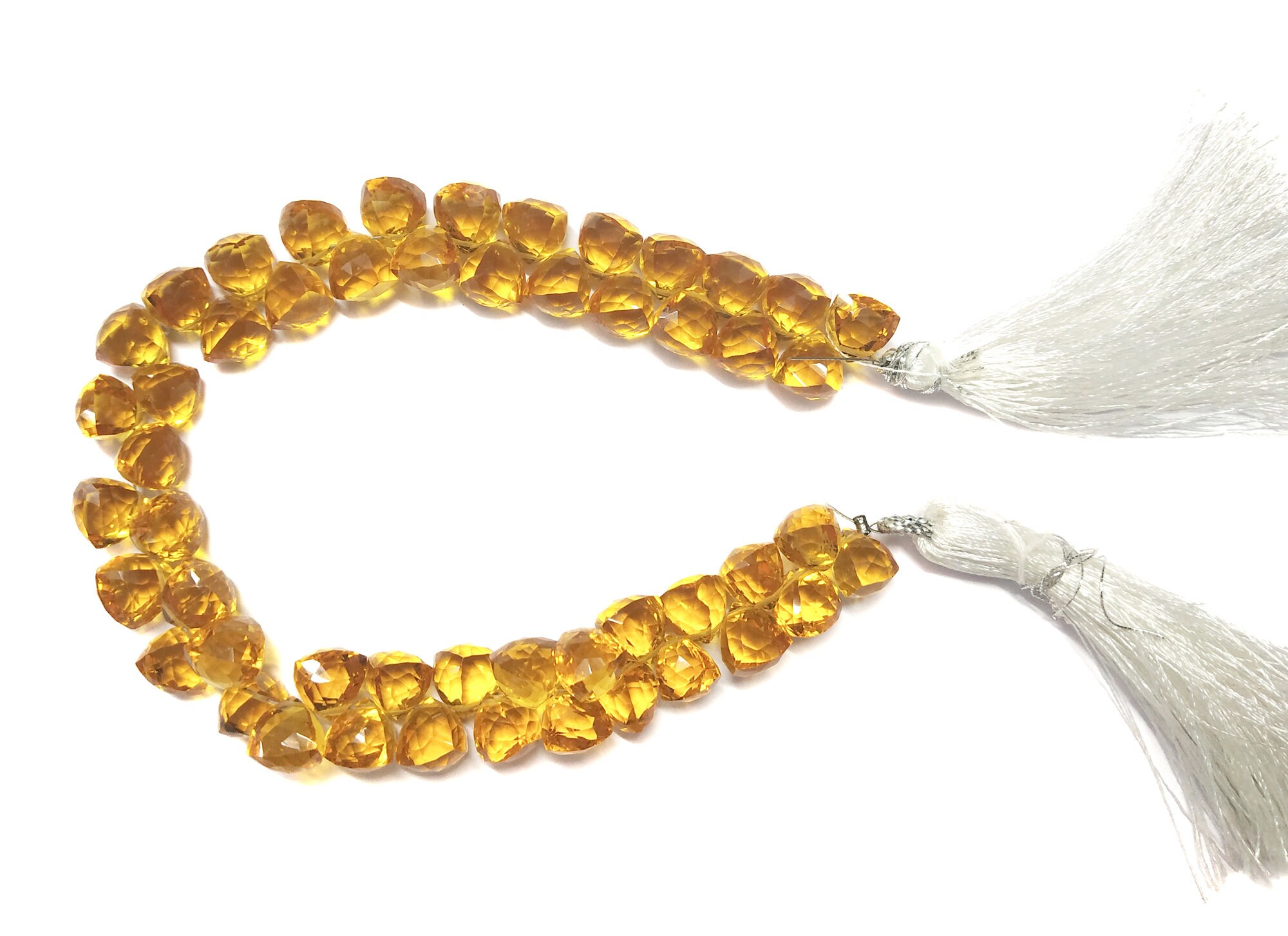 Hydro Quartz Faceted Trillion Shape Beads. Hydro Quartz - Etsy