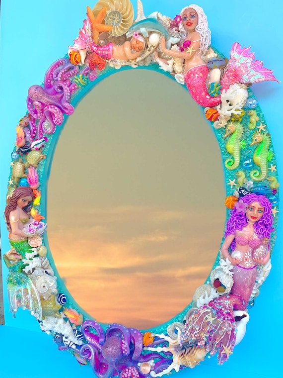 Sold Out.request a Custom Made Mirror With Sculpted Polymer | Etsy