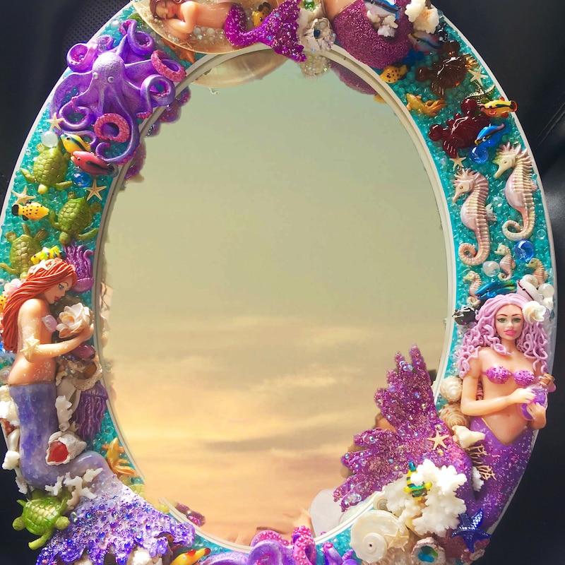Sea Shell Mirror - Etsy