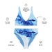 Bikini - Ocean X Art Fusion Collection, Recycled High-waisted Bikini ...