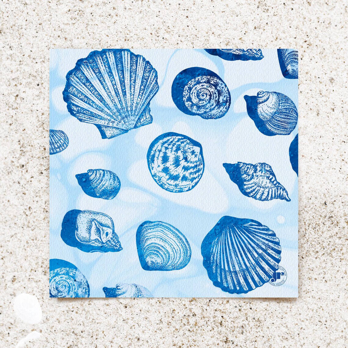 Limited Edition Fine Art Print Shells Illustrated Print - Etsy