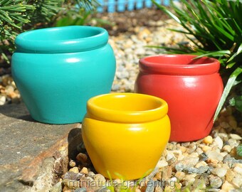 Miniature flower pot | Etsy