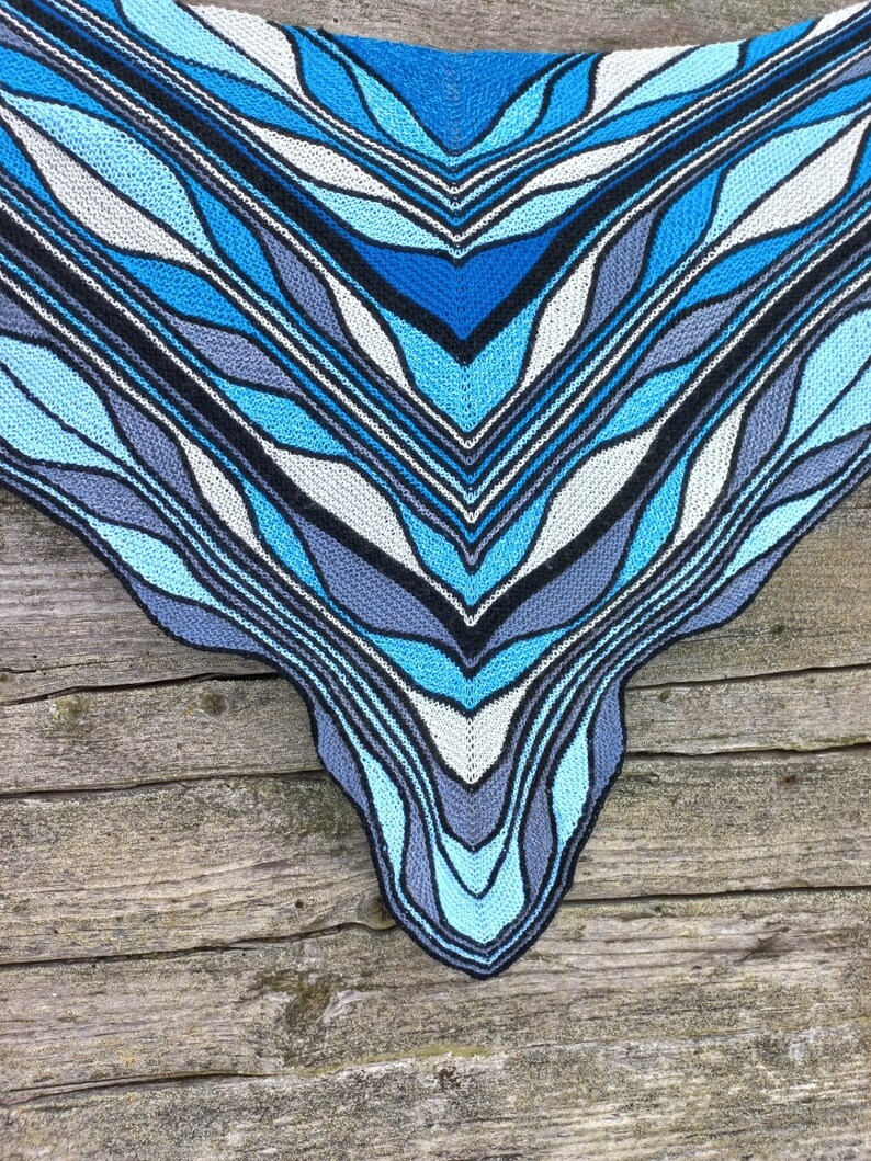 Butterfly-papillon Shawl,butterfly Shawl,knit Papillon Shawl,handknit ...