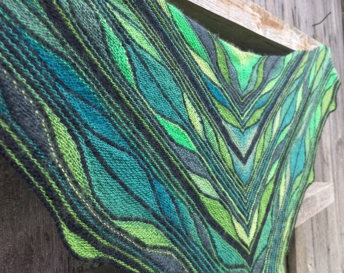 Butterfly-papillon Shawl,hand Knit Butterfly Shawl,and Knitted ...