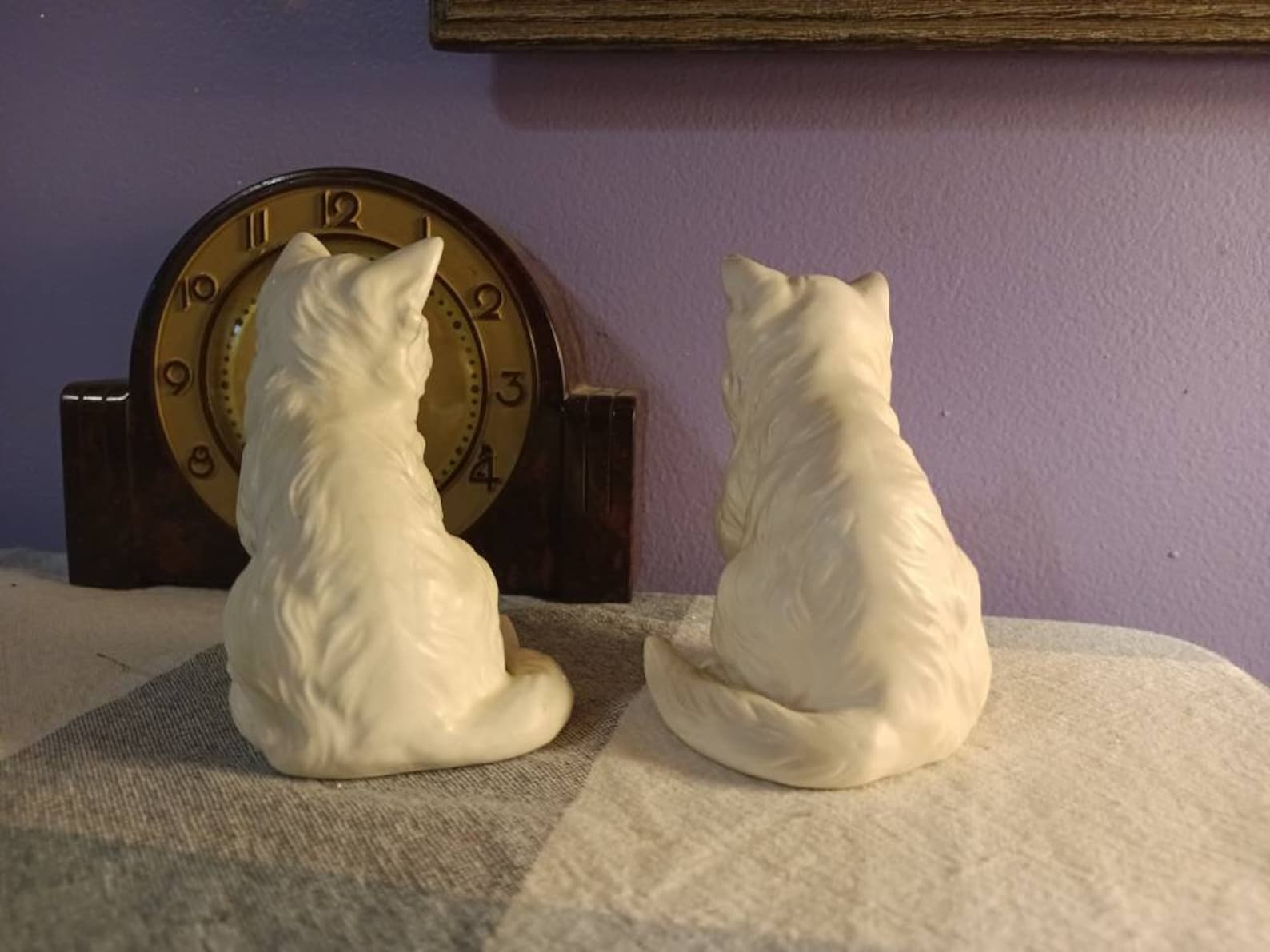 Free Shipping USA Vintage Lefton Kittens Stamped 1513 White Long Haired ...