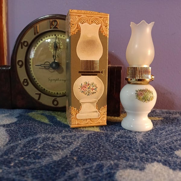 Avon Lamp Perfume Bottle - Etsy