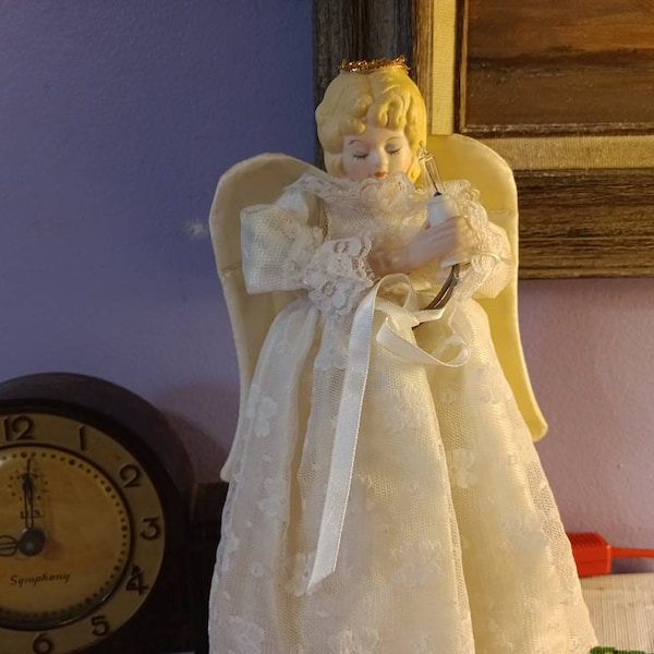 Vintage Angel Tree Topper - Etsy