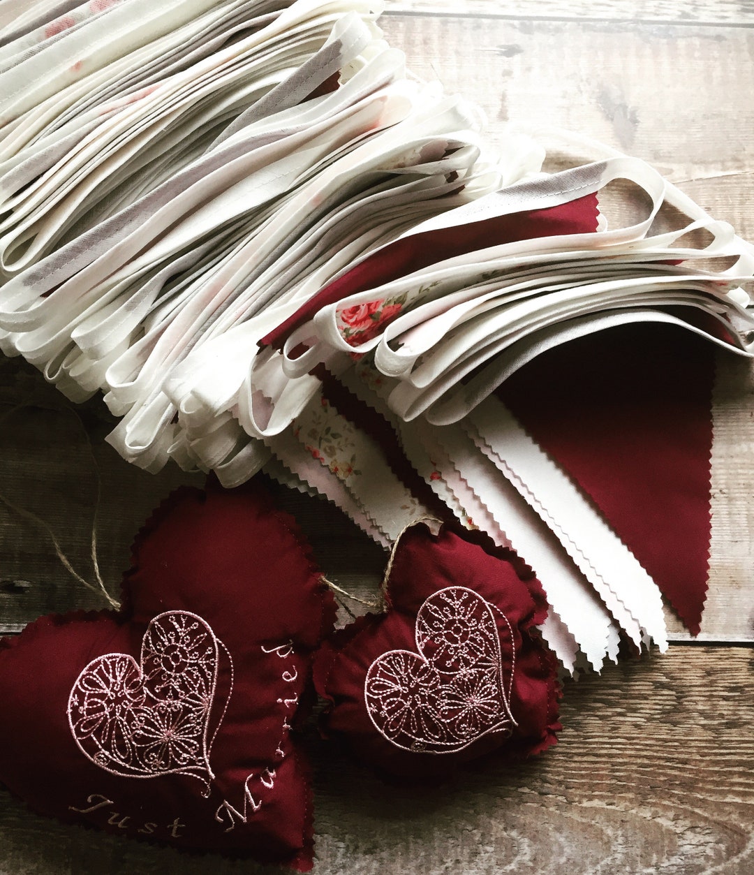 Banderines de boda, banderines de boda, banderines de boda, decoración ...