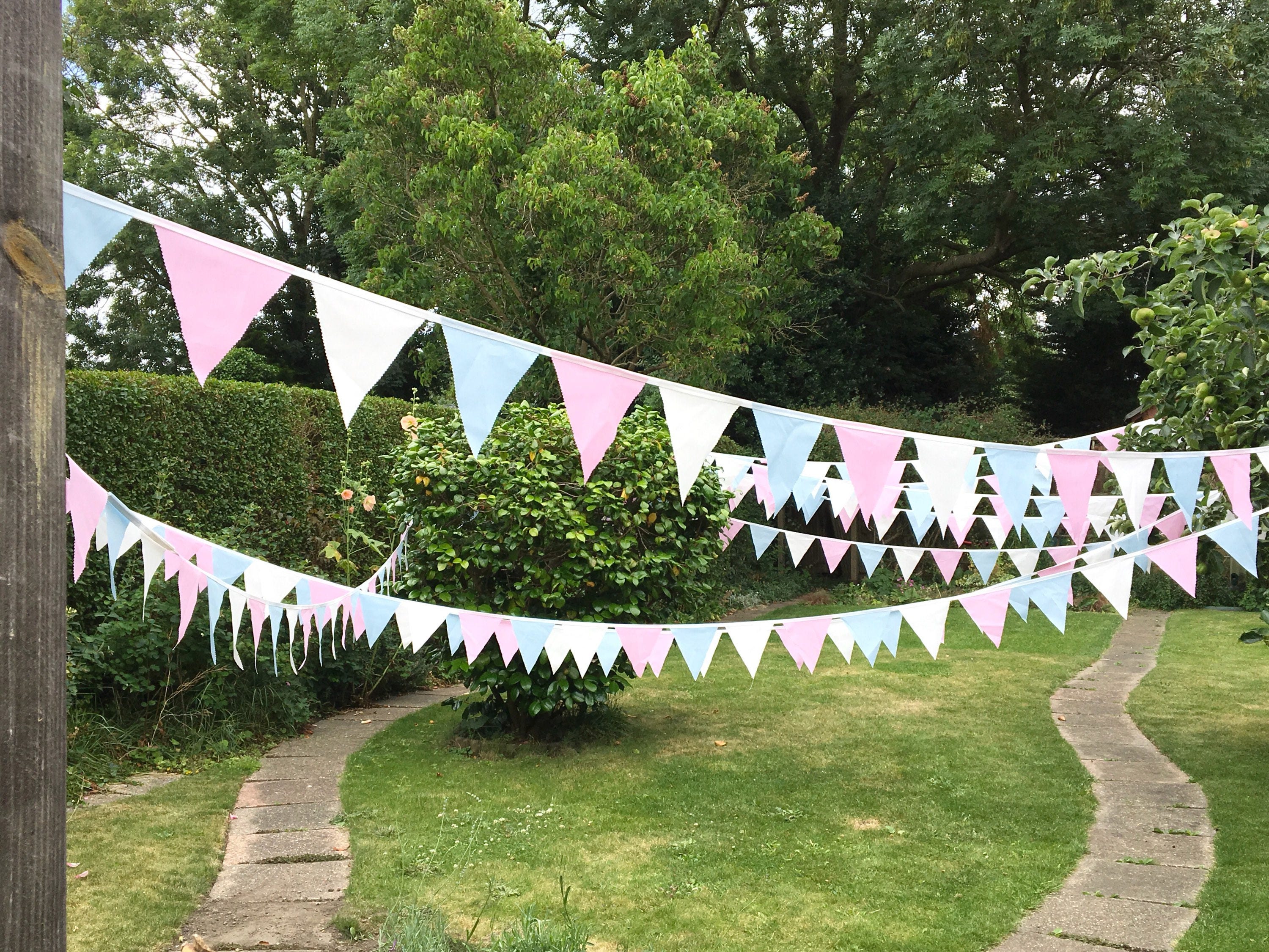 Wedding Bunting, Pastel Colours Wedding Bunting, Long Bunting, Choose ...