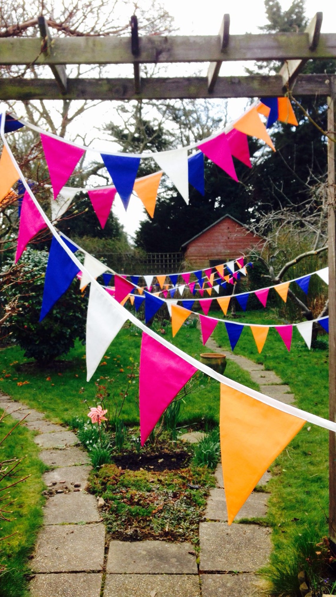 Wedding Bunting per Meter Outdoor Bunting Long Bunting/ | Etsy