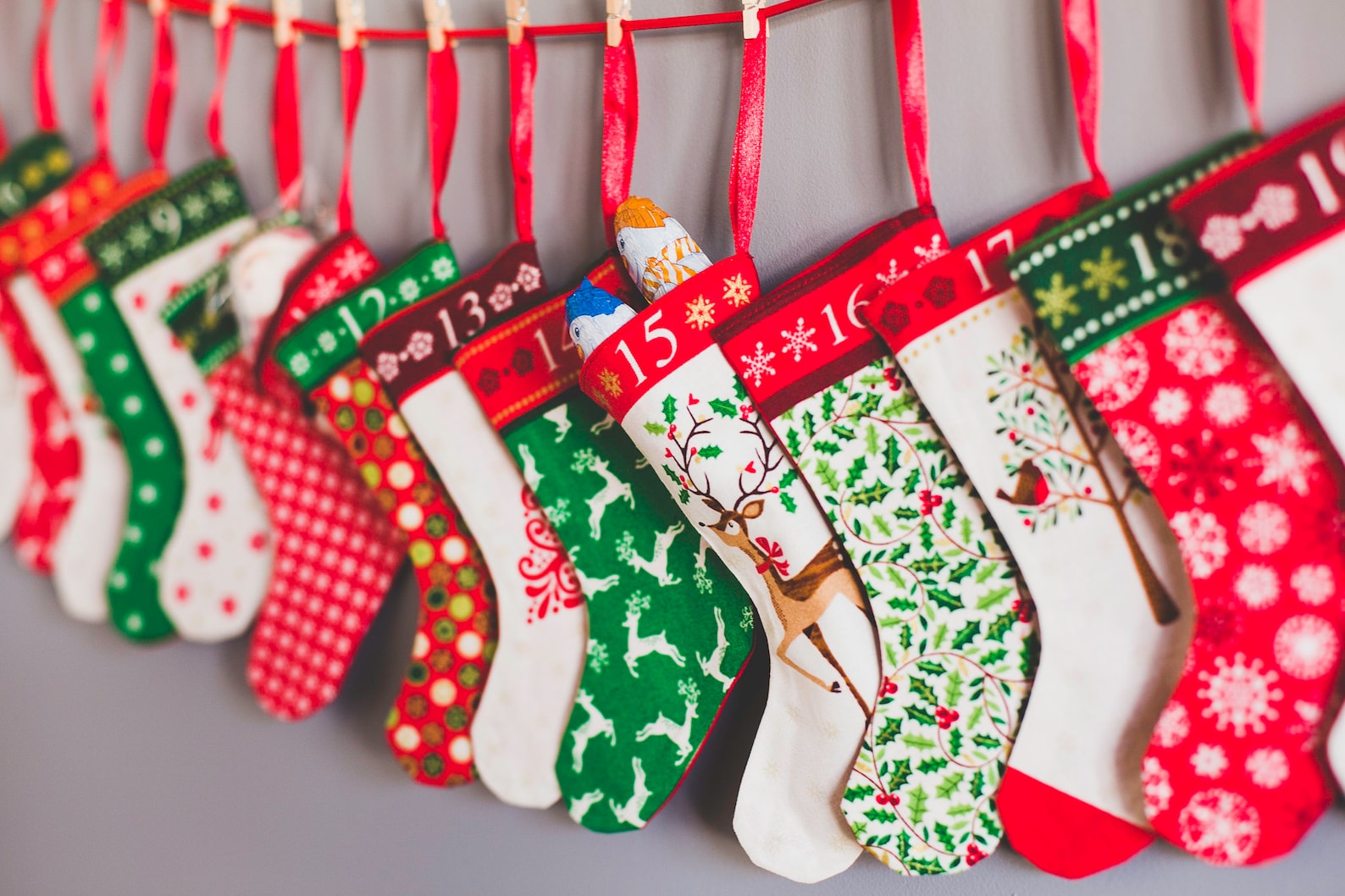 Advent Calendar Advent Calender Mini Stockings Advent - Etsy