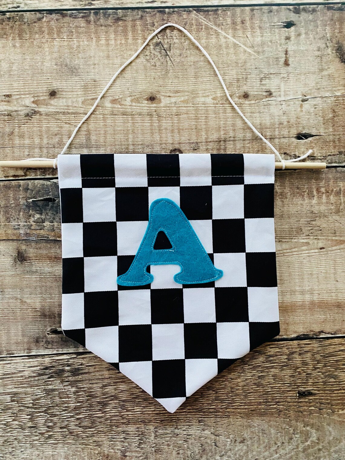 Racing Car Bunting, Checkered Flag Banner, Boy's Room Decor, Hotwheels ...