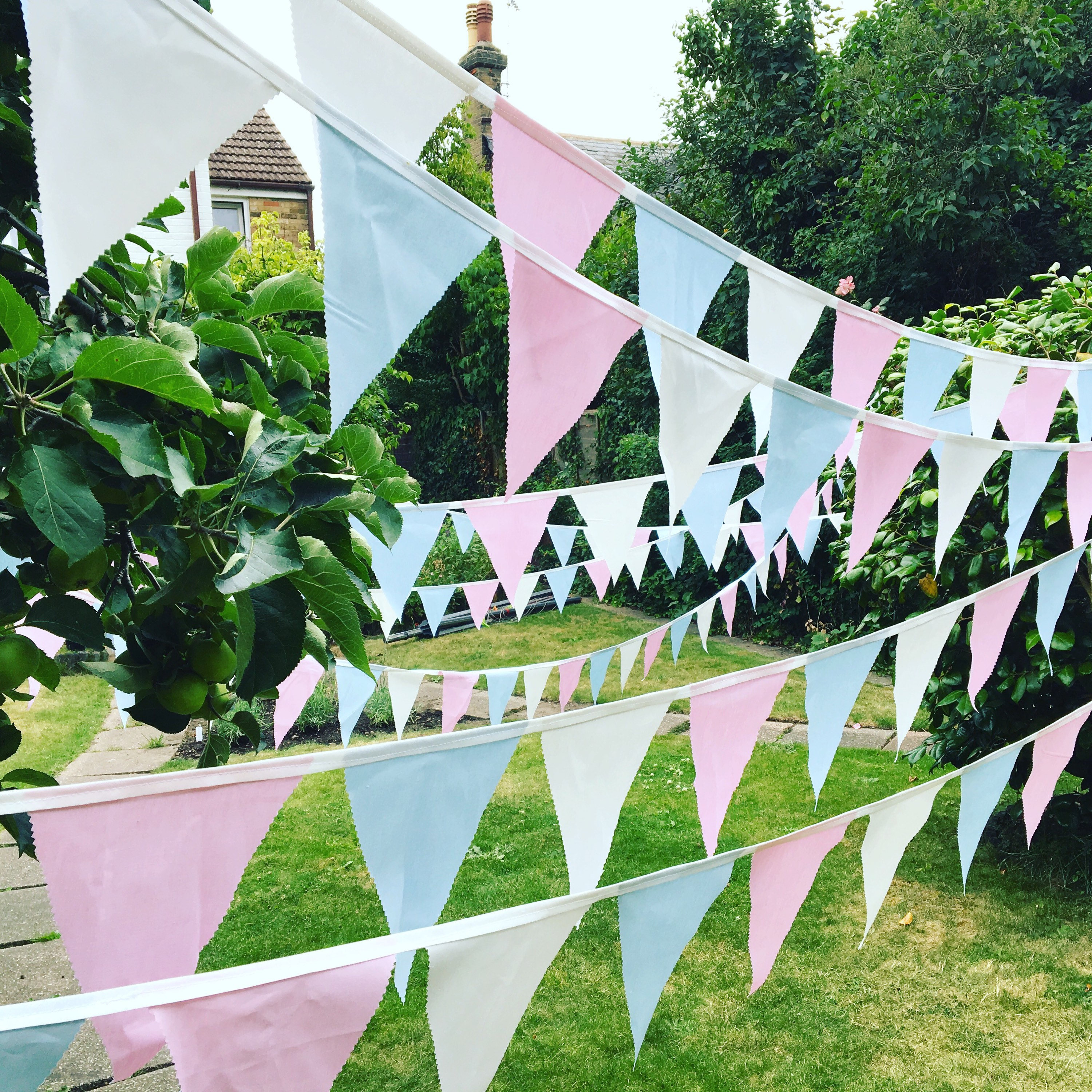 Wedding Bunting, Pastel Colours Wedding Bunting, Long Bunting, Choose ...