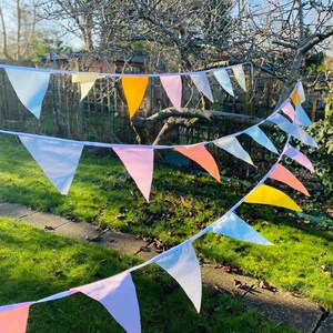 Long Handmade Wedding Bunting: Outdoor Garden Party Banner - Etsy