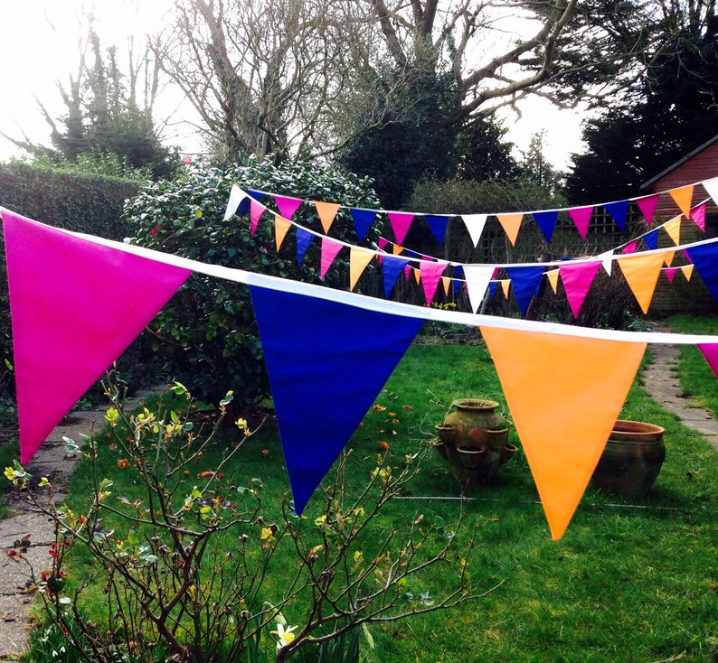 Wedding Bunting per Meter Outdoor Bunting Long Bunting/ - Etsy