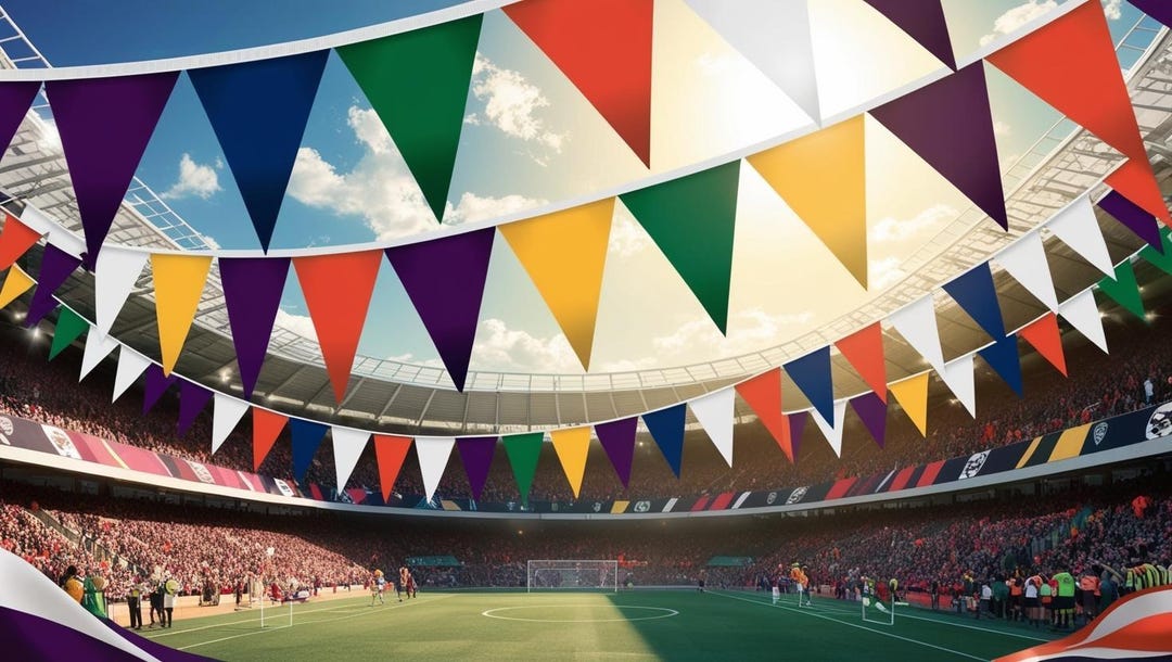 Football Bunting, Football Banner, Football Flags, Football League ...