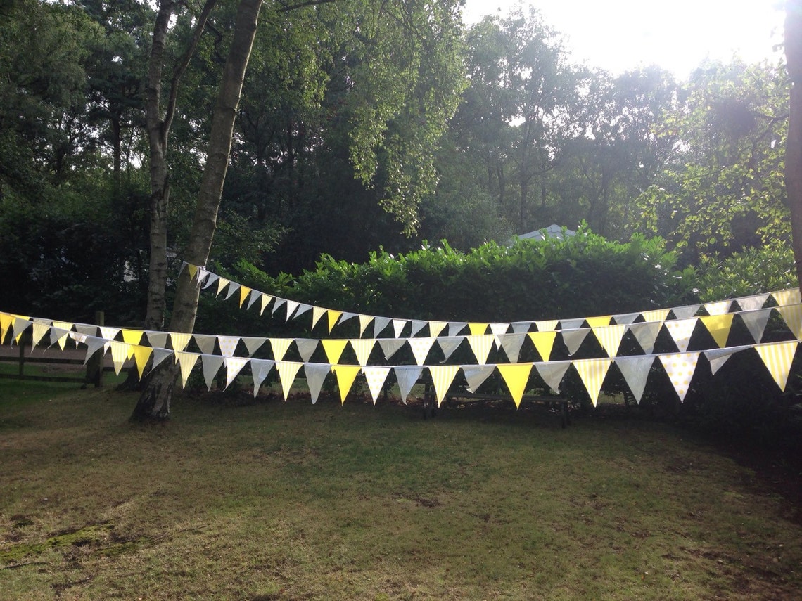 Long Wedding Buntingoutdoor Bunting Extra Long Bunting/ - Etsy