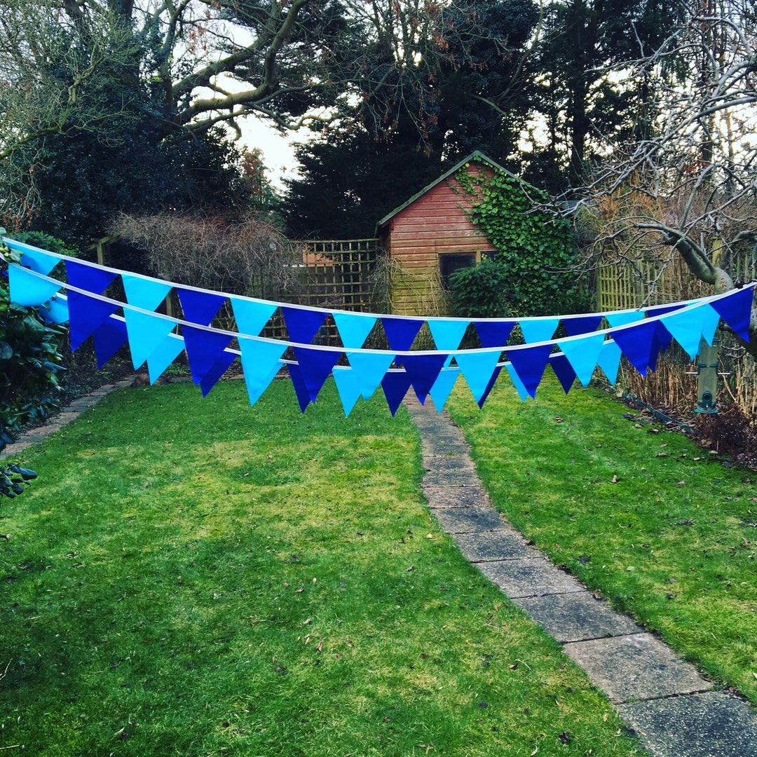 Banderines de boda, banderines azules, banderines azules, banderines de ...