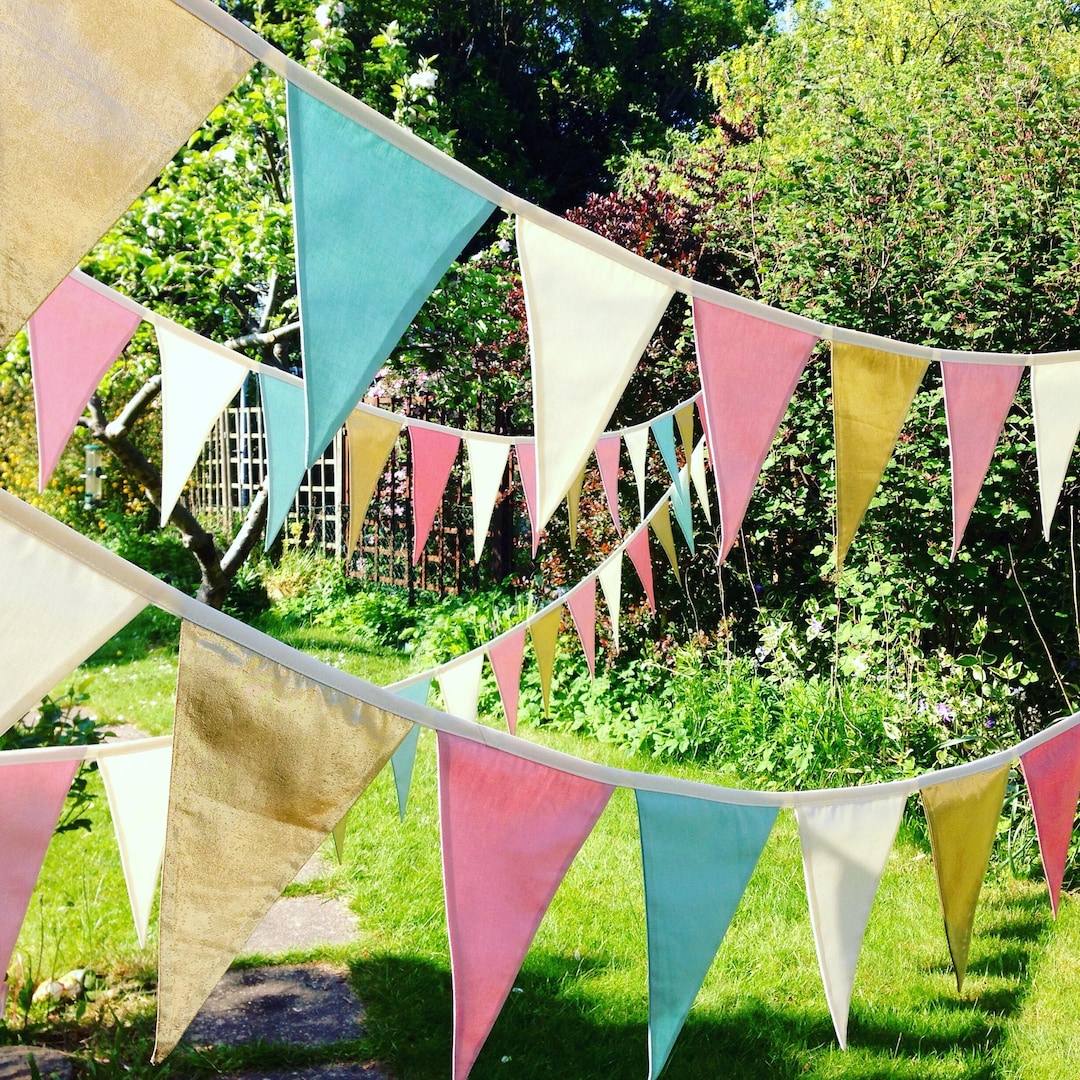 Pastel Colours Bunting, Wedding Bunting,wedding Banner, Wedding Flags ...