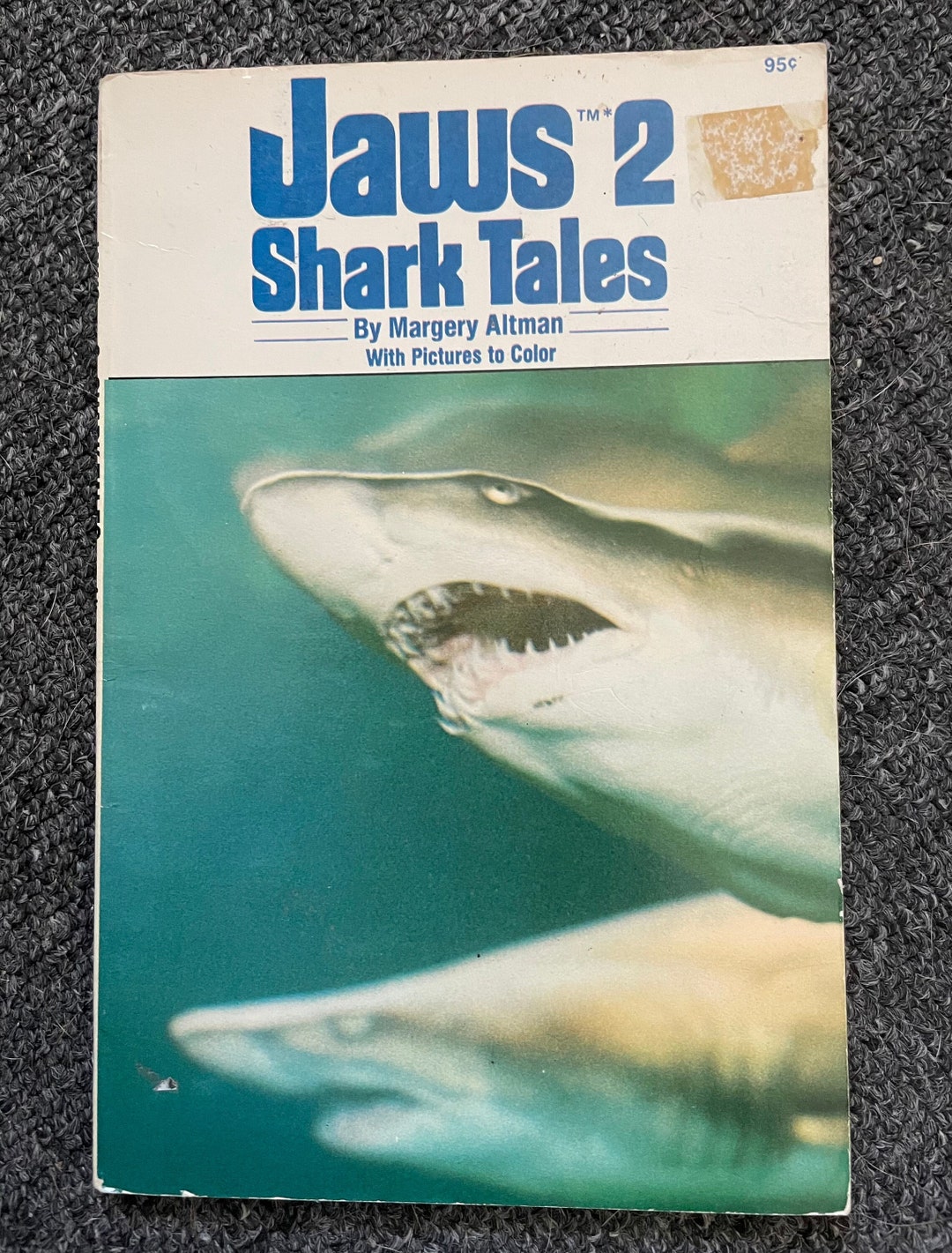 Vintage 1978 JAWS 2 Shark Tales Book! Uncolored! Shark Mania! - Etsy