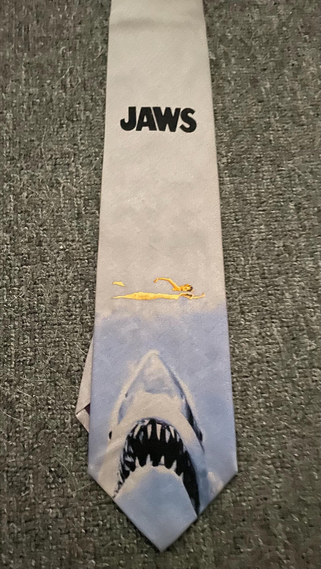 Very Rare 1990's JAWS Men's Neck Tie! Official TIES ZONE New York City ...