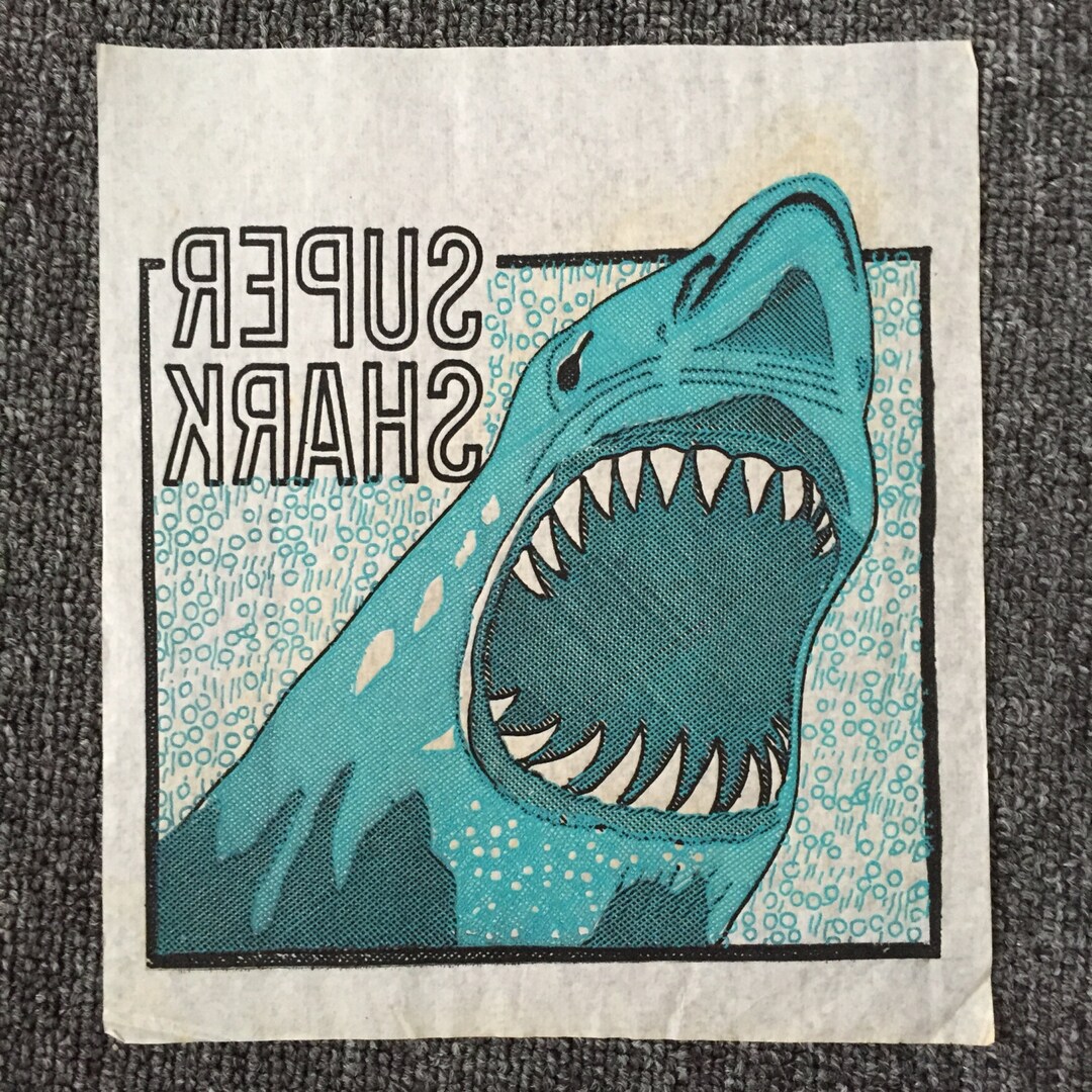 1975 Super Shark Iron On! JAWS! Very Rare! Vintage! - Etsy