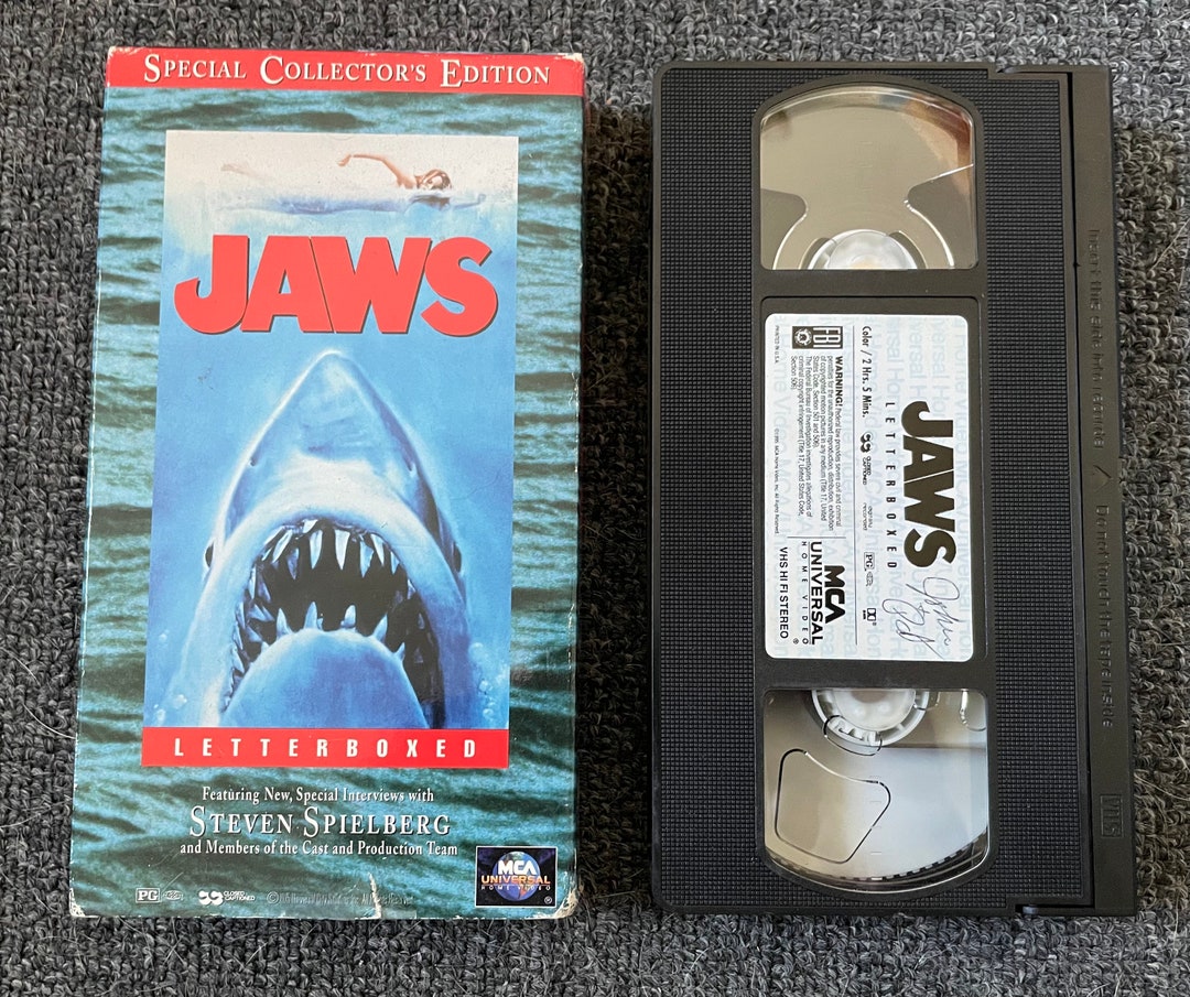 1995 First JAWS VHS Widescreen Edition! Cast & Crew Interviews! Steven ...