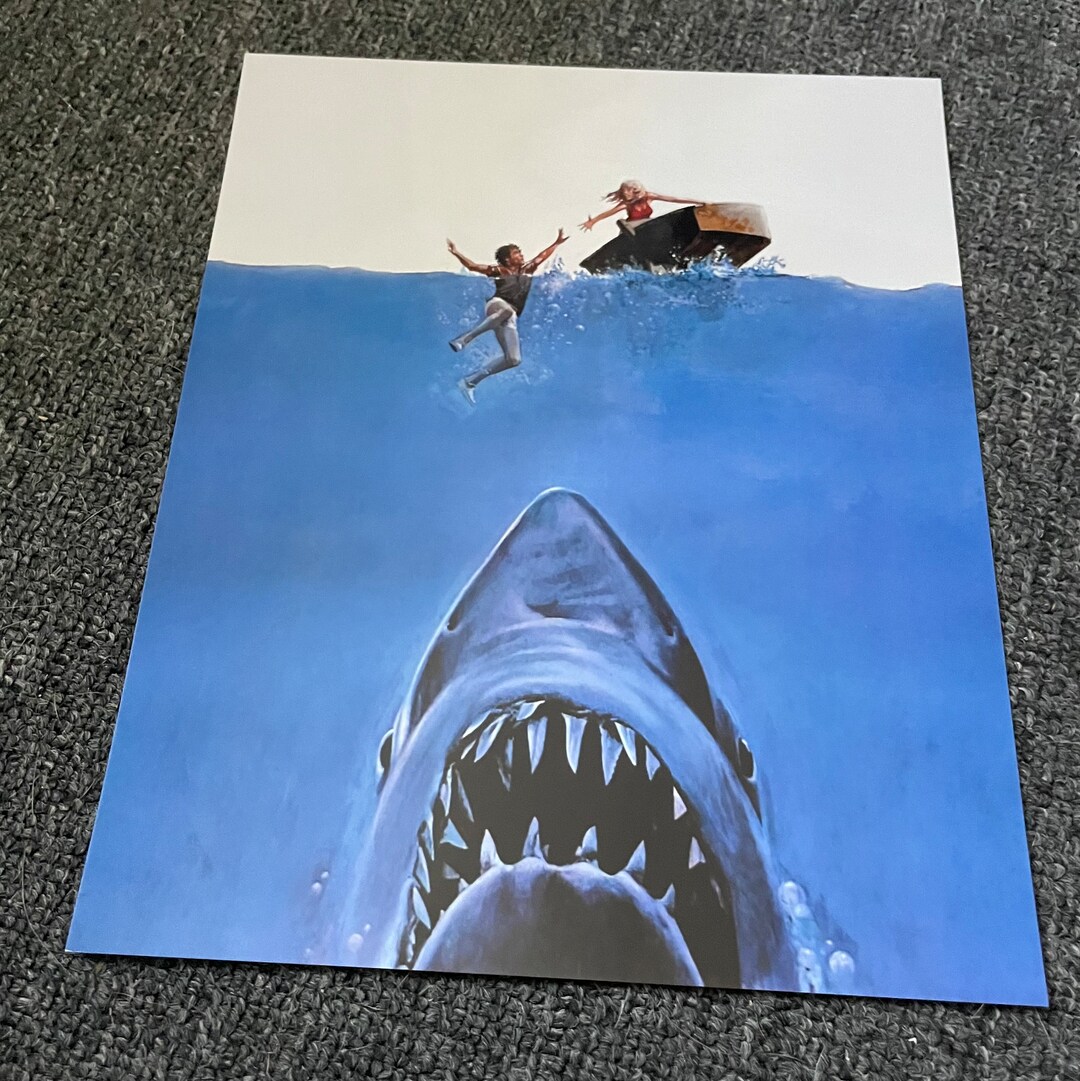 JAWS 2 Color 8 X 10 Glossy Photo Rare Tina & Eddie Attack Poster Art ...