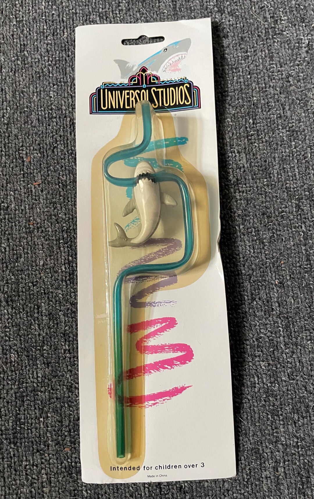 JAWS Crazy Straw From Universal Studios Florida! Factory Sealed! Great ...