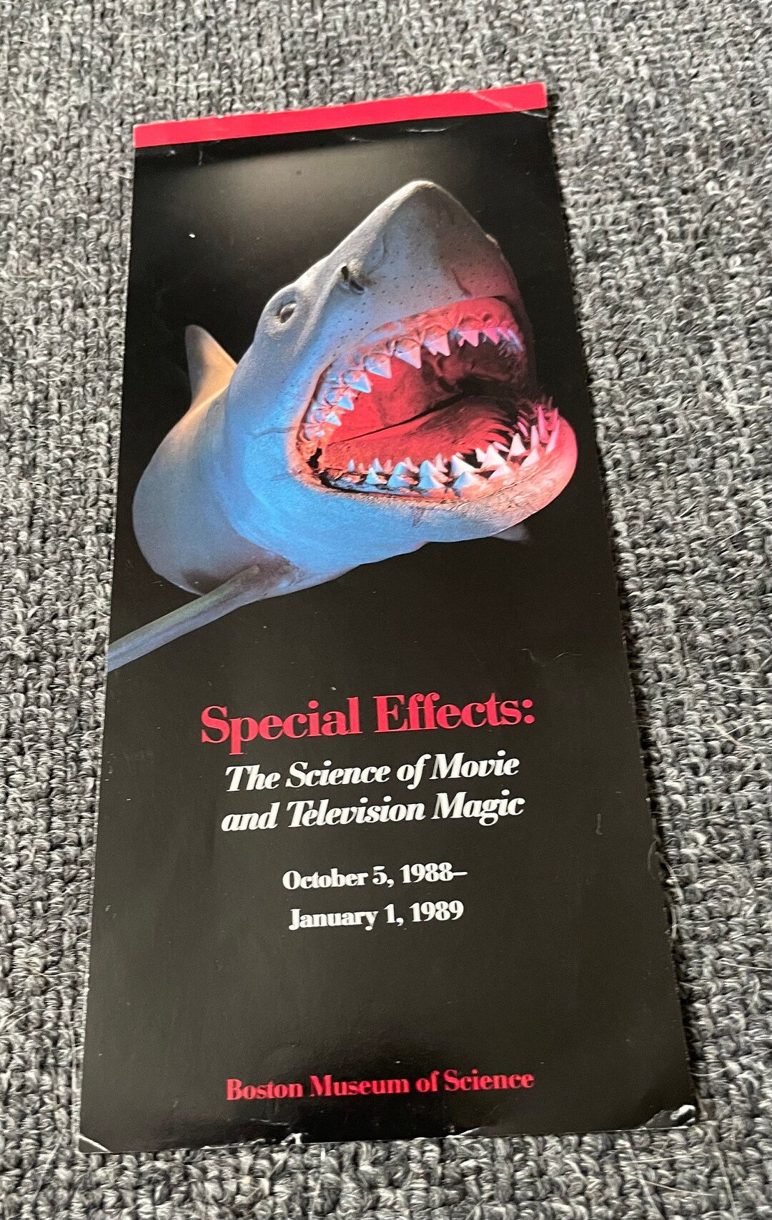 Extremely Rare 1988 JAWS the Revenge Shark Special Effects Exhibit ...