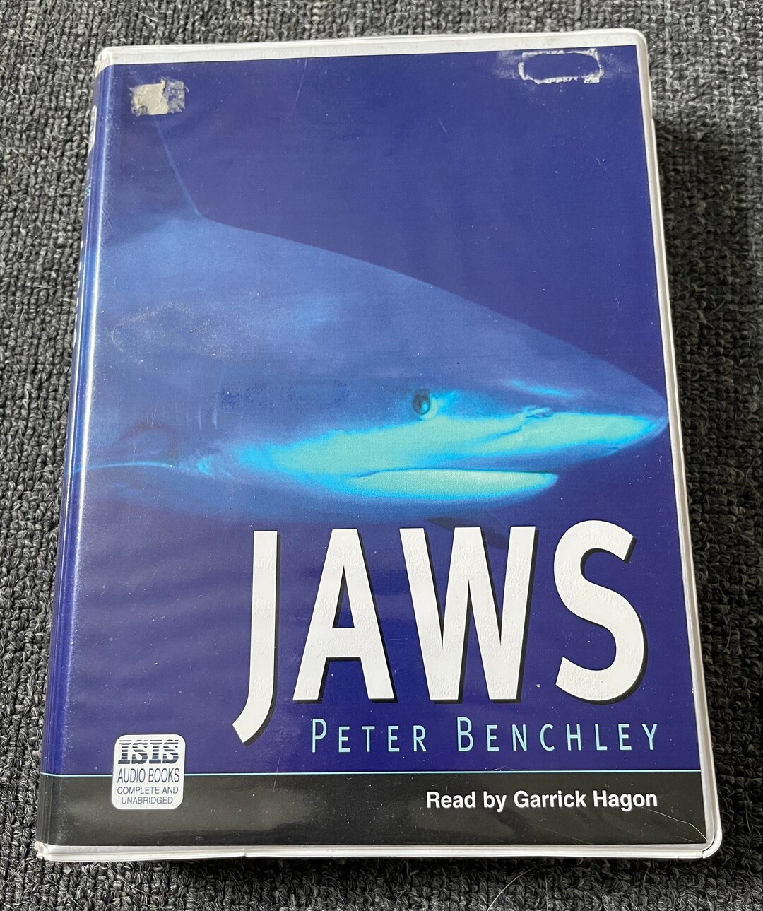 JAWS 8 Cassette Audio Book! Unabridged! Peter Benchley! Great White ...