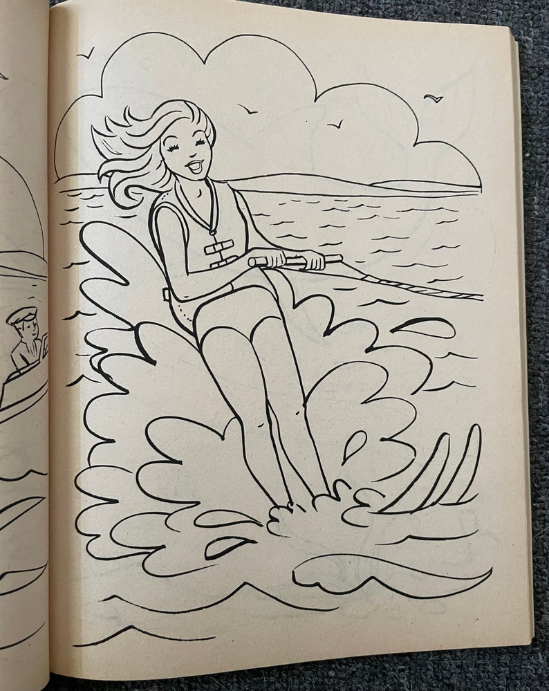 1978 JAWS 2 Coloring Book! John Hancock Un-made Movie & Paperback Novel ...