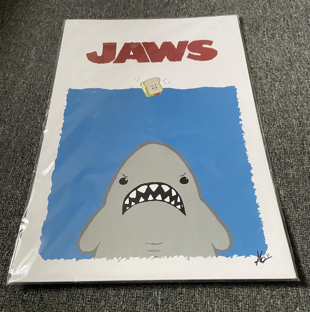 JAWS Spoof Art Print! Monkey Chow Art! Boston Based Artist! Aaron ...